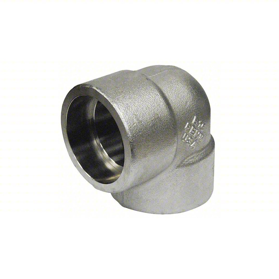 CODO 90° 1/2" 3000 LB SW ASTM A182 F-316L MEGA - Repuestos Industriales 🇪🇨